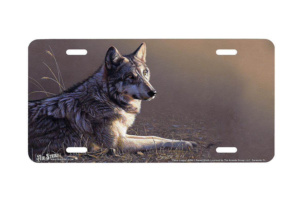 Airstrike® Wolf License Plate 8264-"Canis...